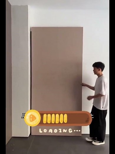 Sistema de Puerta corredera de madera oculta ó invisible para puerta de 1,2 mts