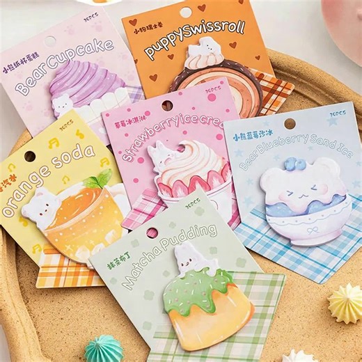 Kawaii Stories | Sweeten your notes with adorable dessert shapes 🍰✨ These kawaii sticky notes add a fun, tasty twist to organizing, journaling, and... | Instagram