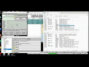 FLRig (Tab B-C) CW and HF Operation FT991A CAT Command Programming Demo