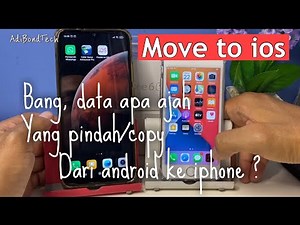 Review Move To iOS Data Apa saja yang pindah | Android Ke iPhone Data Apa /sajah Yang Pindah