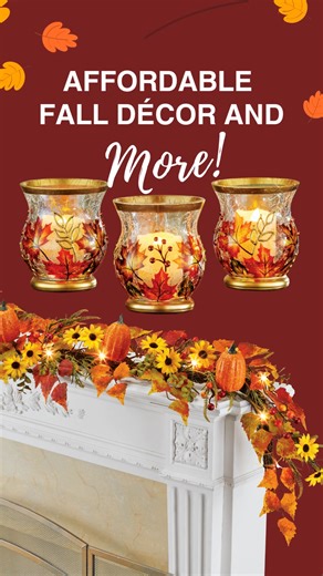Create our cozy retreat and transform your space with beautiful fall accents! Buy 2 items, get free shipping with code BUY2PM | Collections Etc.