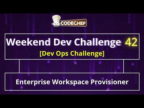 Enterprise Workspace Provisioner | Weekend Dev 42 | DevOps Challenges