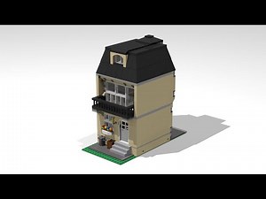 [Lego] Speed Building Instructions Modular House Moc247