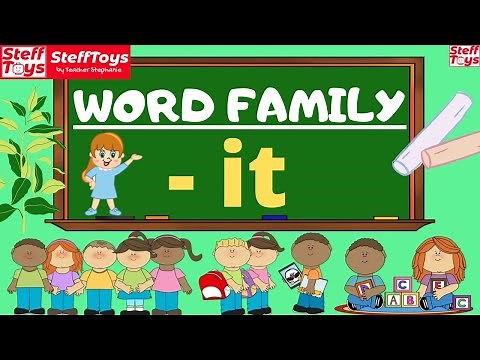 Word Family -it I How to teach Phonics to Kids | CVC Words