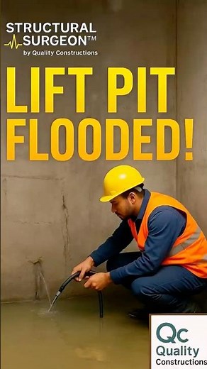Flooded Lift Pit! Real Injection Grouting in Action | Waterproofing Bangalore Explained