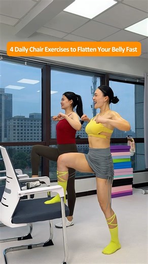 4 Chair Exercises Every Day to Flatten Your Belly, Sculpt Your Back, and Define Shoulders & Neck