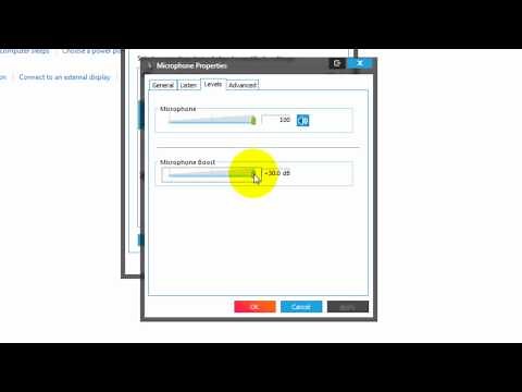 how to boost microphone volume in windows 7
