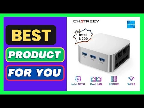Chatreey T8 Mini PC Intel Celeron Quad Core N200/N100/