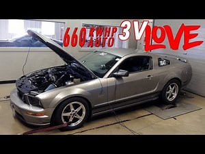 3V Love, 660 rwhp auto 08 Mustang GT Brenspeed B326 & Roush Supercharger