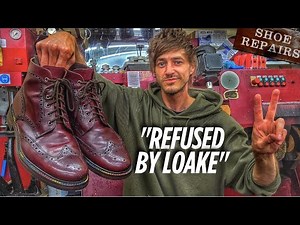 Loake REFUSED to REPAIR these Boots... So I took on the CHALLENGE
