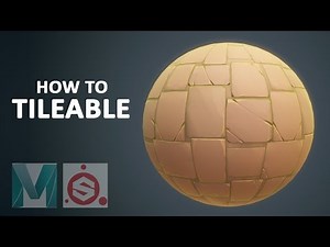 Autodesk Maya 2018- Tileable Stylized Stone Floor