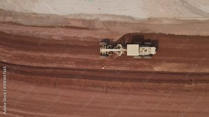 Motor Graders for Contractors. The bulldozer is working to level the road surface on the construction site