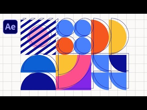 How to Animate Geometric Pattern in After Effects - Bauhaus Geometric Patterns
