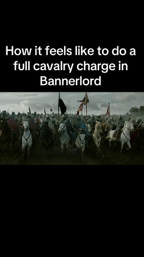 Medieval Cavalry Charge in Bannerlord 2