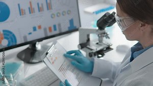 The researcher develops biotechnological methods of tissue restoration to preserve and restore organ functions. An oncologist researches new cancer treatments and improves cancer control strategies.