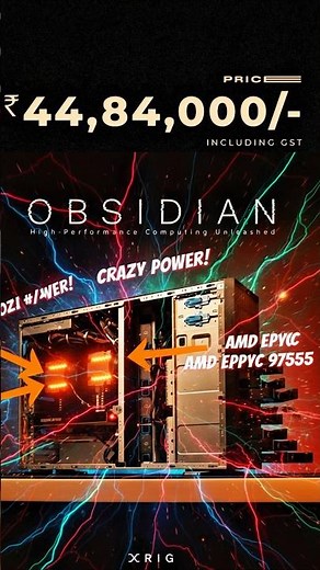 XRIG OBSIDIAN 💯 High-Performance Gaming Desktop 2025 || #shortvideo #parktech