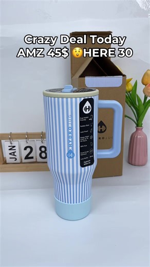 Only 30$ today. HURRY before the flash sale end! You can get this amazing HydroJug CAPE COD 40oz for CHEAP. Link in bio #hydrojug #leakprooftumbler #tiktokshopjumpstartsale #tiktokshopstockup