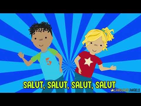 Salut & Bonjour | French Songs for Kids | Language Angels