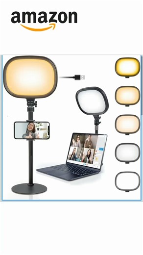✨smart desk 5 colour mode LED youtube reals, video suit, contact creation ke liye perfect glow light