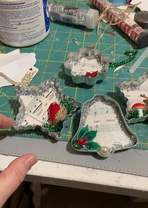 987K views · 13K reactions | Hopefully I will get to finish these cookie cutter ornaments tomorrow! What do you think so far? Thanks everyone for liking & sharing in advance...fb keeps blocking me from thanking or hearting you , I really appreciate your comments! Be sure to check out my Etsy store, see link in my bio ❤️ | BluKatDesign | Facebook