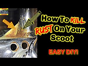EASY!!! How To KILL ALL RUST on Your Motorcycle.....PERFECT For CHROME and Steel
