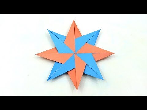 STAR ORIGAMI - How To Make Origami Star With Paper - Easy Paper Origami