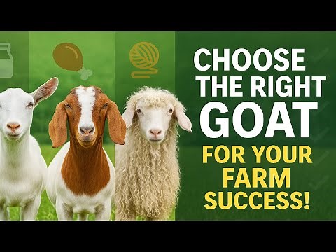 Choosing the Perfect Goat Breed for Your Goat Farm Success!