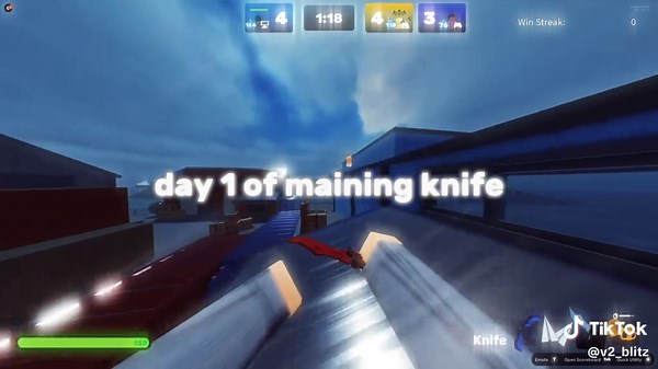 First Day of Maining a Knife in Gaming
