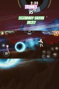 Legendary Saiyan Broly VS Trunks #dragoball #trunks #broly