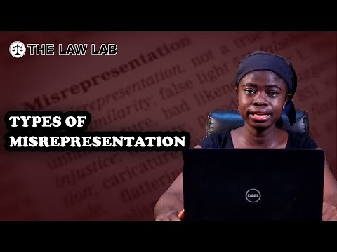 Types of misrepresentation