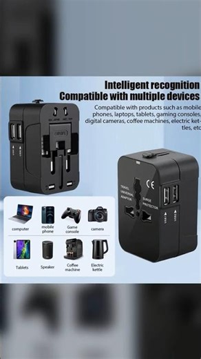 Travel Adapter EU/UK/US/AU, Dual USB, Surge Protection, Compact – Universal Adapter – AliExpress