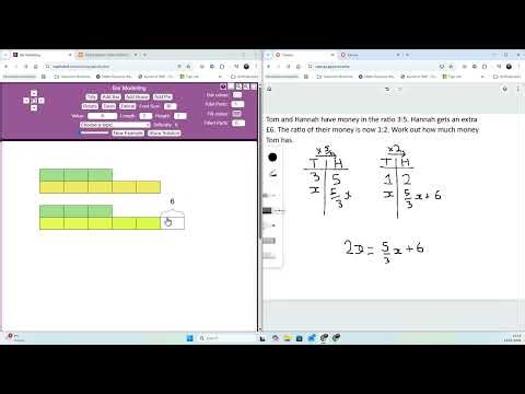 Changing ratio problems - forming and solving equations