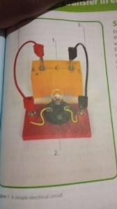 The user has provided an image of a simple electrical circuit. ... | Filo