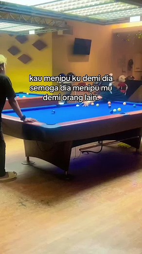 Indoor Pool Table Gameplay and Karma Reflection