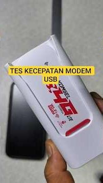 4G LTE USB modem speed test
