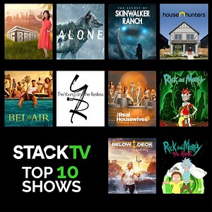 Seeing double with Rick & Morty in our top 10, all titles steaming now on STACKTV. 📺 | STACKTV