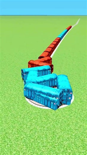 TRAIN CROSSING ON CIRCLE TRACK#music​ #anime​ #trainsim​