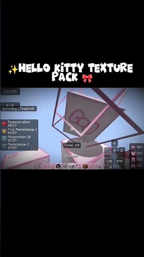 Minecraft 🎀 HELLO Kitty Texture pack