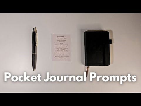 Pocket Journal Mini Prompts & Techniques