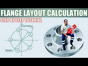 FLANGE LAYOUT CALCULATION Step by Step Tutorial