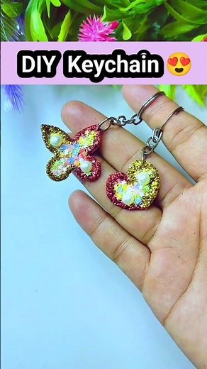 DIY homemade keychain 🤩🥰/how to make Keychain at home