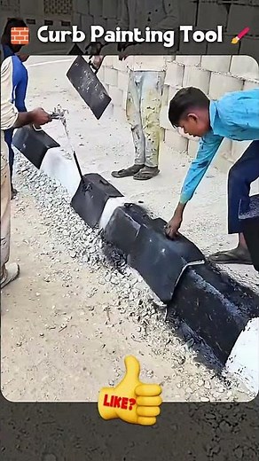 This Simple Tool Makes Curb Painting Fast and Clean