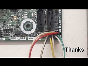 Front Panel Connections intel H-61 motherboard !