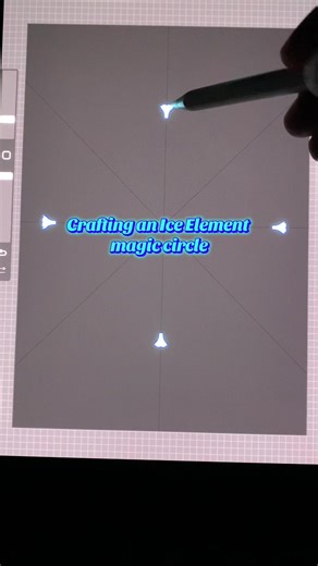 Crafting an Ice Element Magic Circle