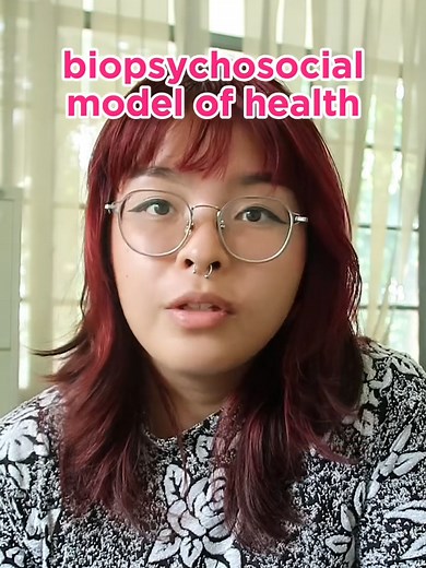 what determines mental illness and disorders? one way of explaining it is through the biopsychosocial model of health! #psychmajor #abnormalpsychology #mentalhealth