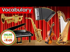 Musical Instruments | Educational Videos For Kids | Learn English For Kids | Flashcards