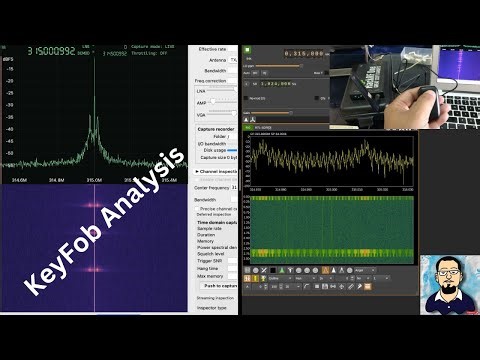 KeyFob Signal Analysis Using SigDigger & SDRangel | RTL-SDR and HackRF