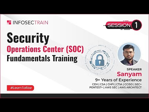 Free Security Operations Center (SOC) Fundamentals Training Session-1