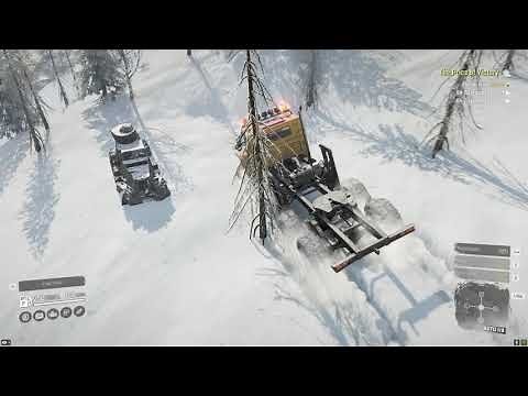 Snowrunner Imandra(The Price of Victory)Deliver to the Airport,BA-20 Armored Car*2/4K Gaming