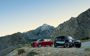 2013 Hyundai Veloster Turbo vs. 2012 Mini Cooper S Clubman